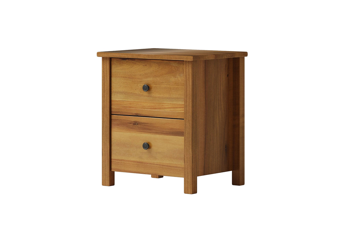 Kacy 2 Drawer Bedside Table – Coastwood Commercial